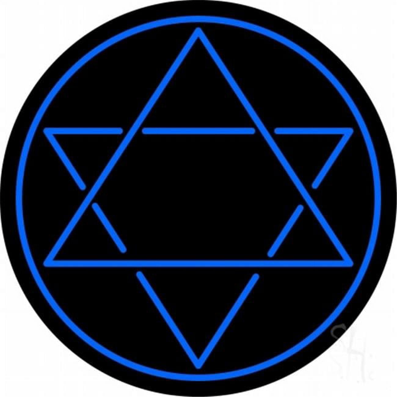 Judaism Star of David Neon Sign, 26 x 3 x 26 in. - Walmart.com