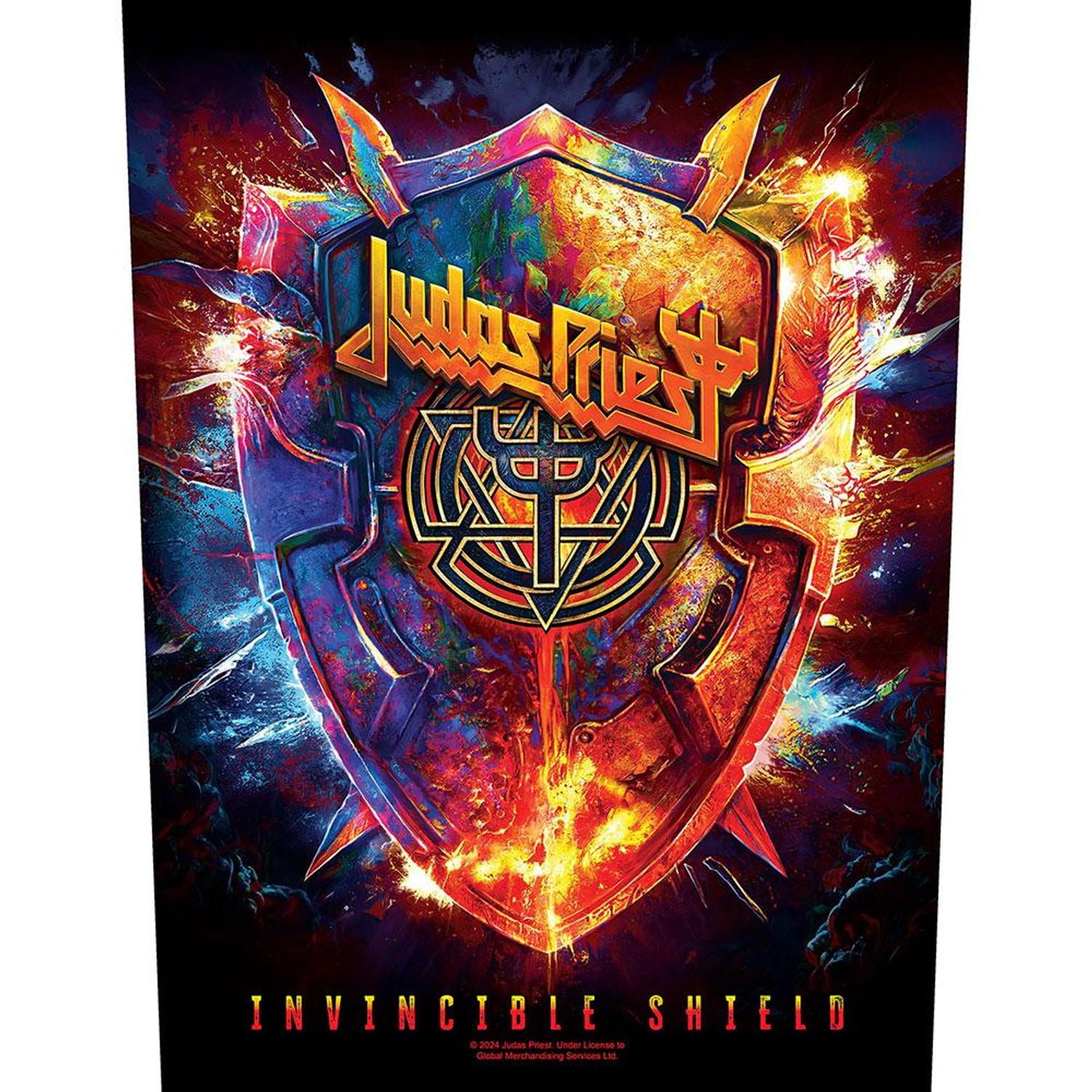 Judas Priest Invincible Shield Patch - Walmart.com