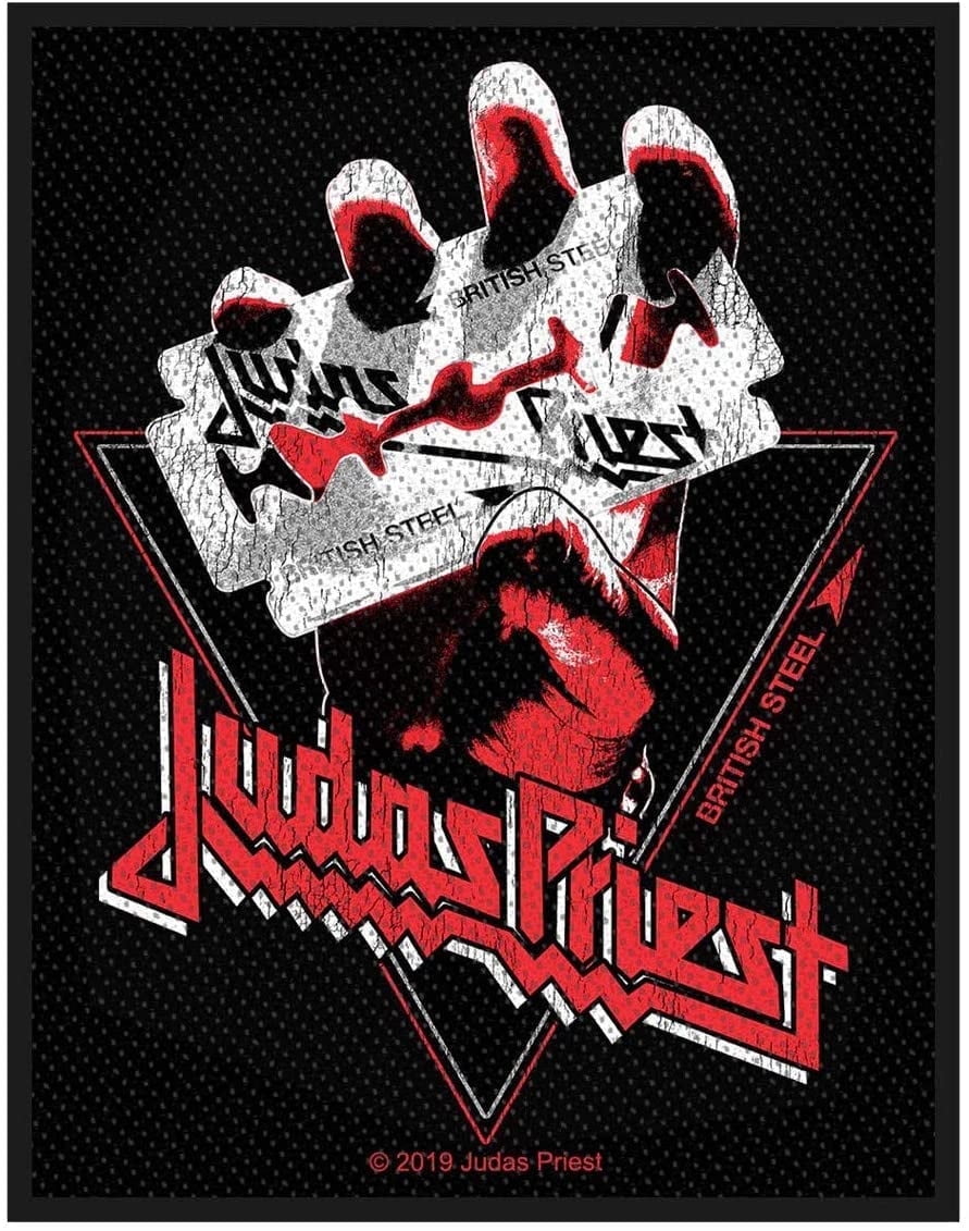 Men's Judas Priest British Steel Vintage Woven Patch - Walmart.com