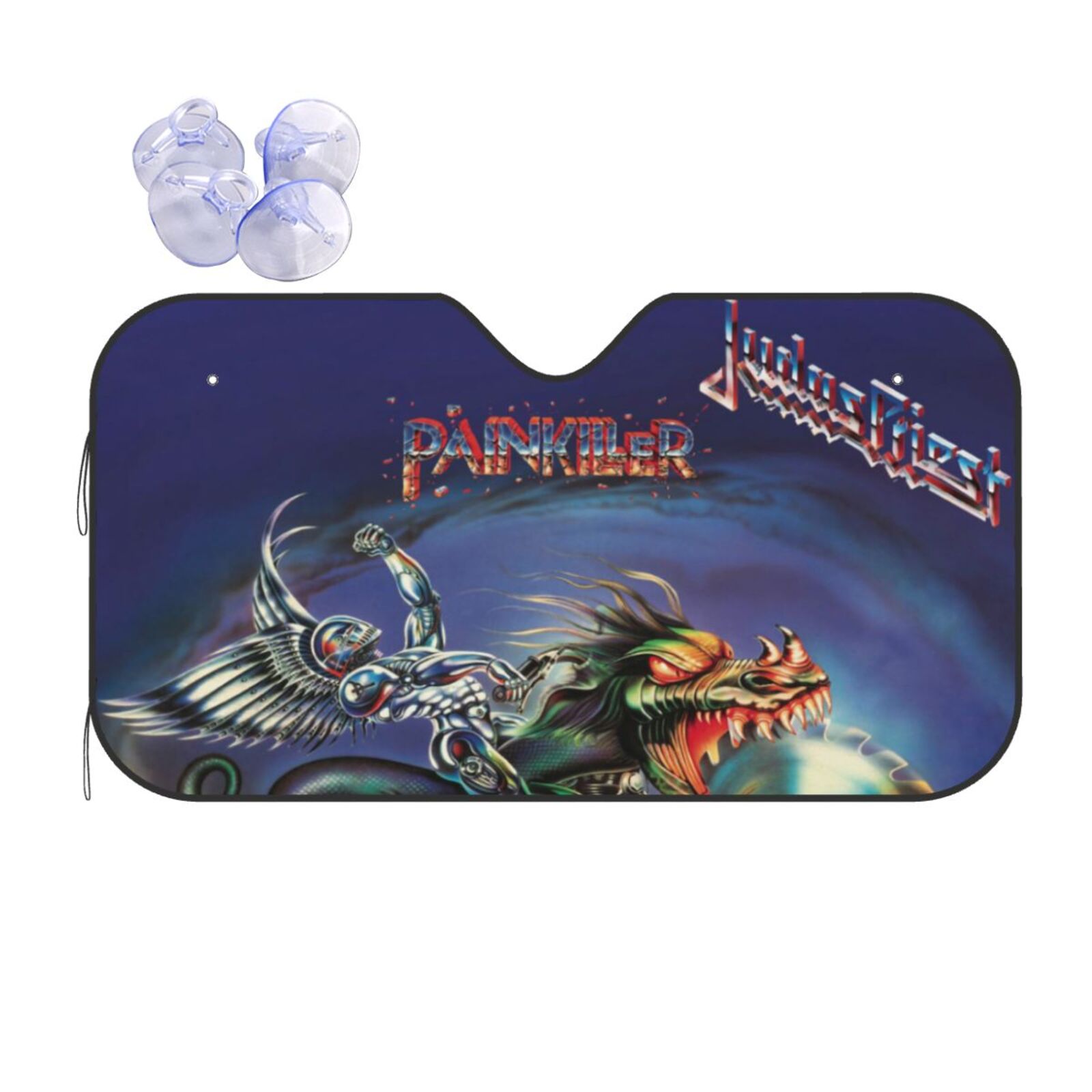Judas Priest Windshield Sun Shade With Reflective Technology. See Size ...