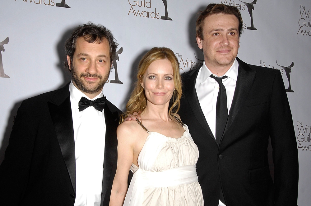 Judd Apatow Leslie Mann Jason Segel At Arrivals For 2010 Writers Guild ...