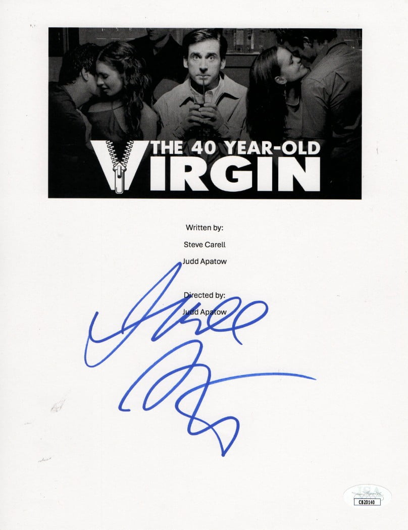 Judd Apatow Signed Autographed Script Cover The 40 Year-Old Virgin JSA ...