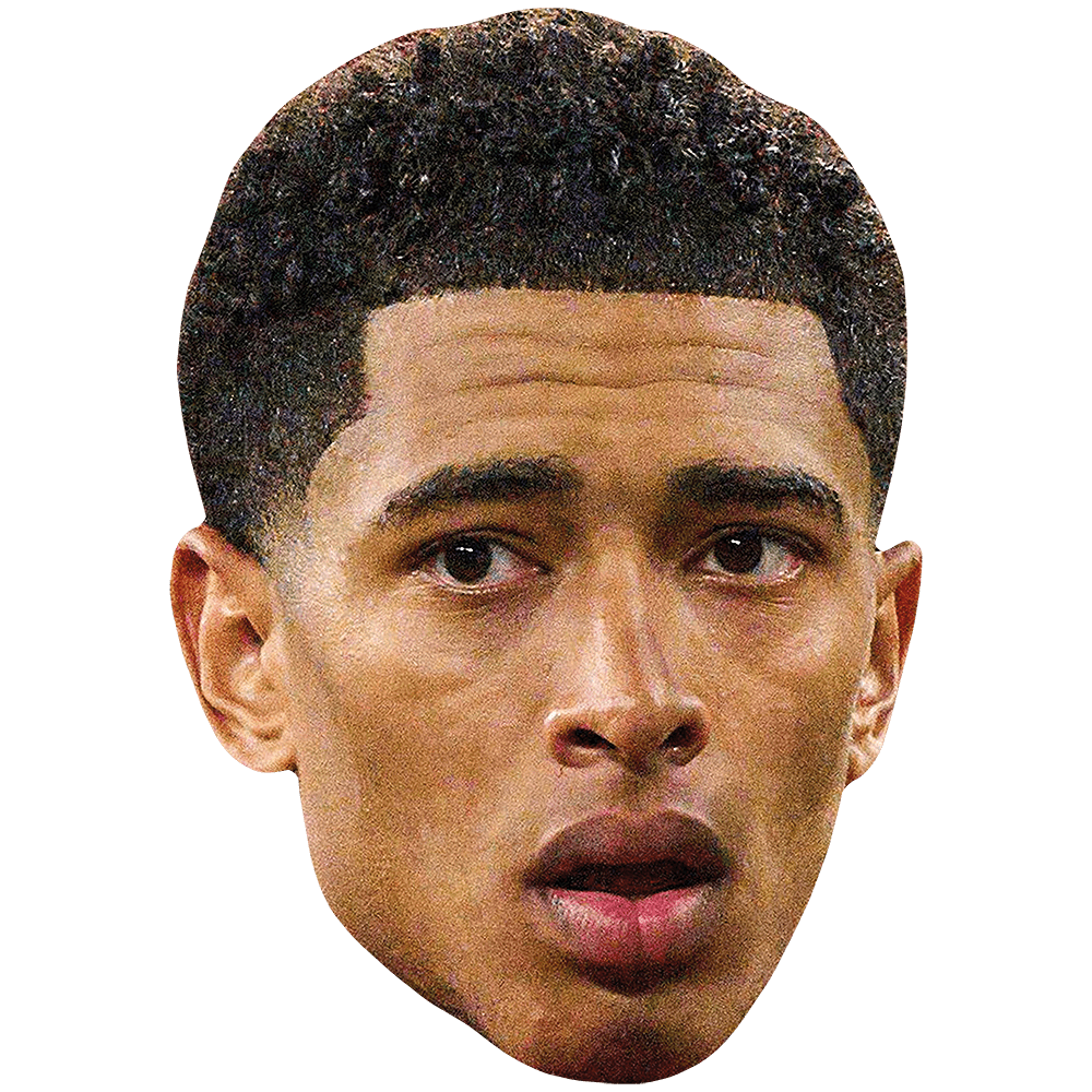 Jude Bellingham (Brown Hair) Flat Cardboard Face - Walmart.com