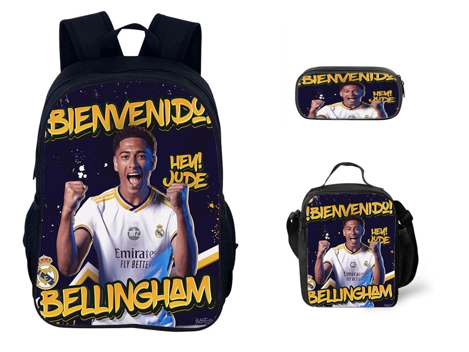Jude Bellingham Classic Backpack for Travel-Back to School Student Book ...
