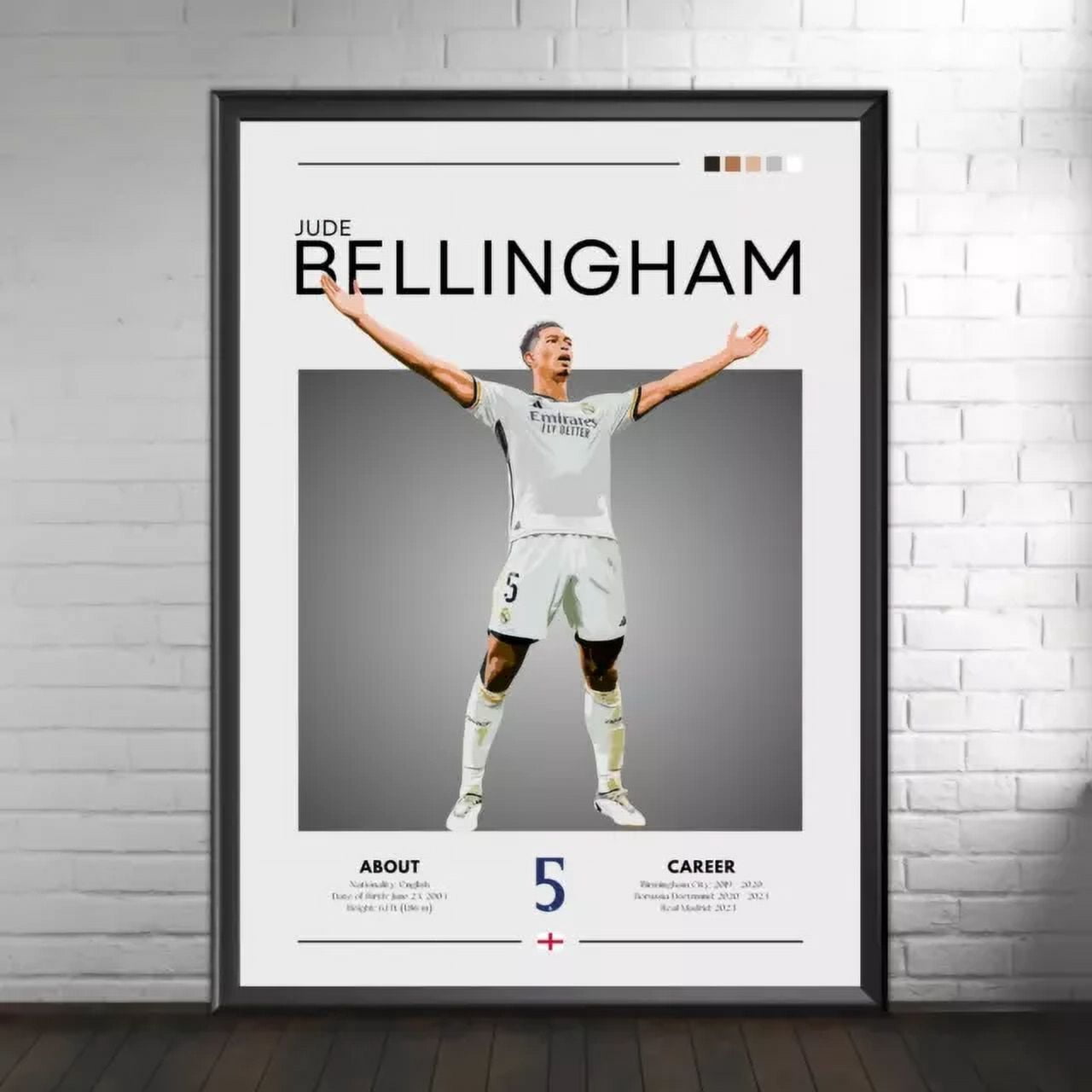 Jude Bellingham Real Madrid Poster Rising Start Edition NO FRAMED ...
