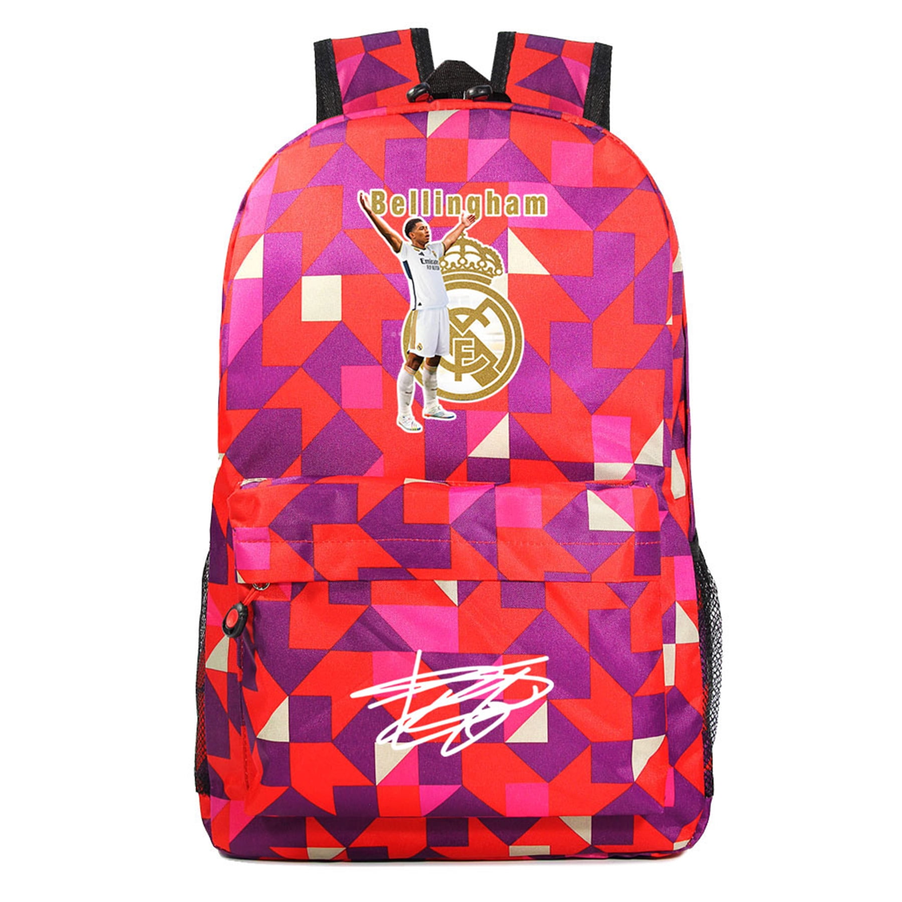 Jude Bellingham School Backpack Teen Lightweight Casual Bookbag ...