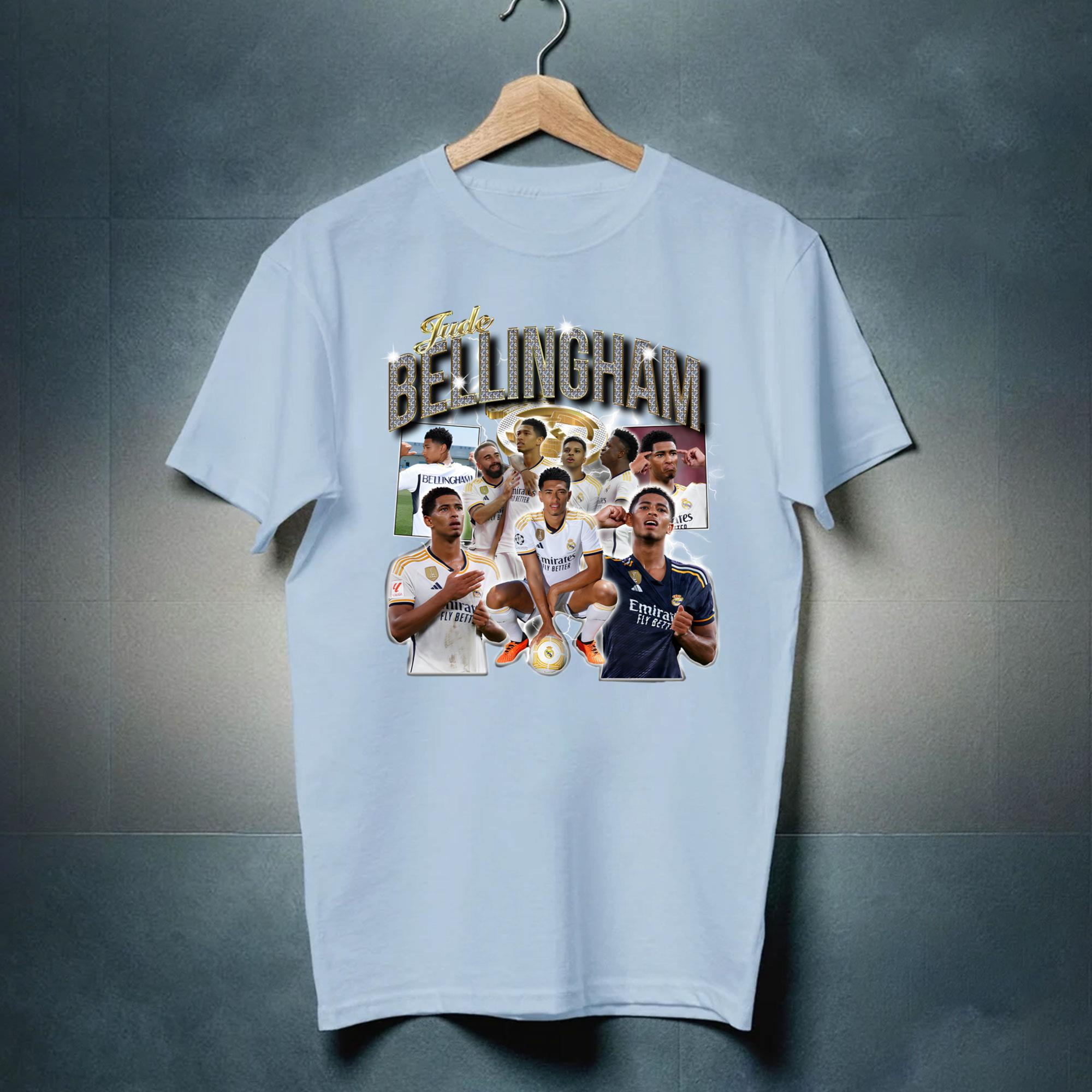 Jude Bellingham Tshirt available in multiple colors. High quality ...