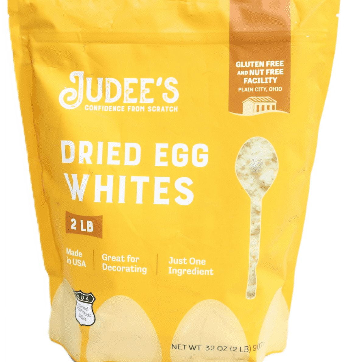 Judee’s Dried Egg White Protein Powder 2 lb - Pasteurized, USDA ...