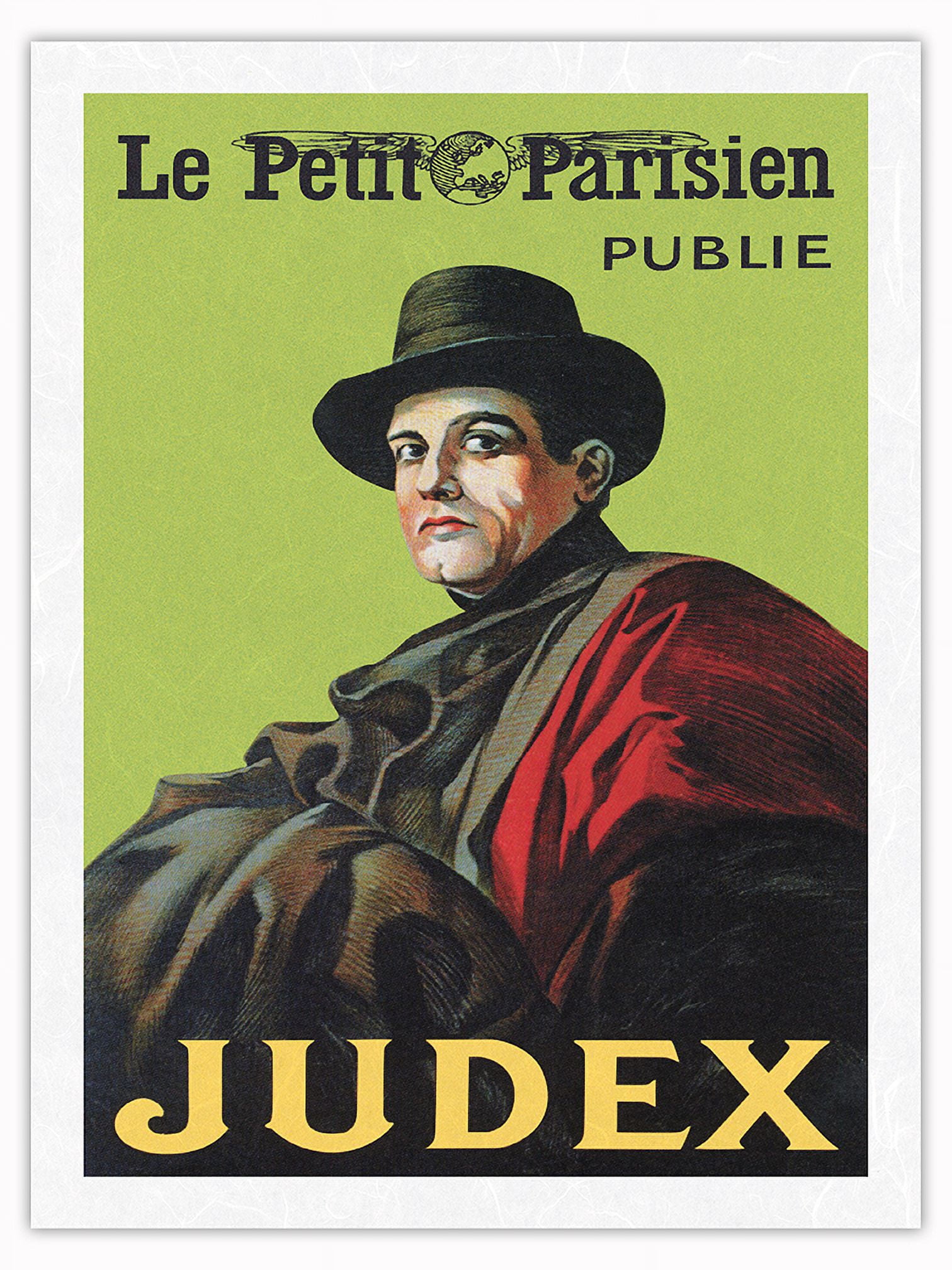 Judex - Silent Film Serial by Louis Feuillade - Vintage French Movie Poster c.1916 - Japanese ...