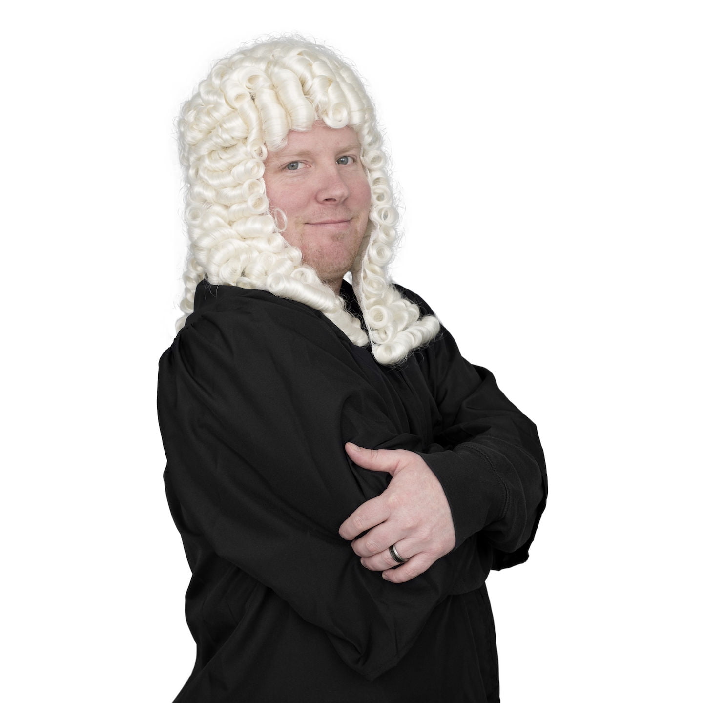 White Judge Wig