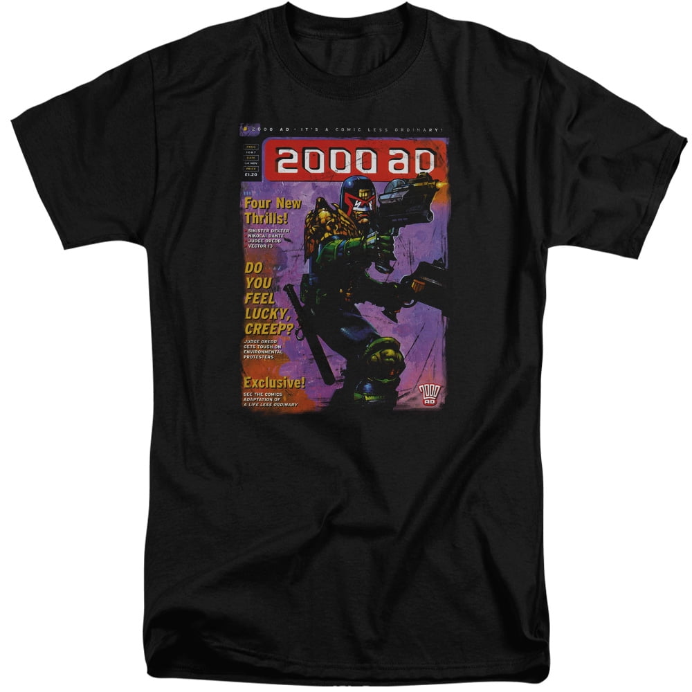 Judge Dredd 1067 S/S Adult Tall Black - Walmart.com