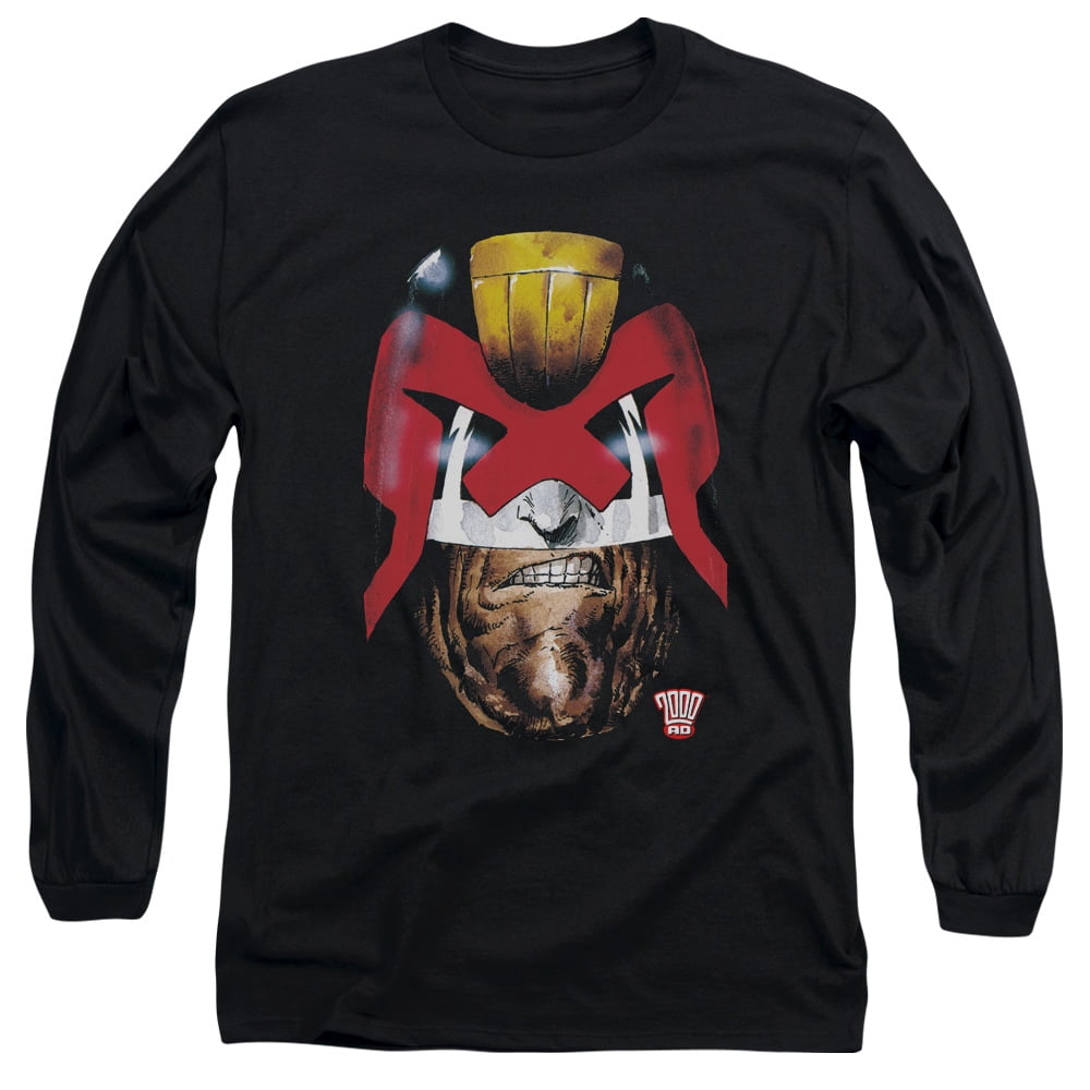 Judge Dredd - Dredds Head - Long Sleeve Shirt - Large - Walmart.com