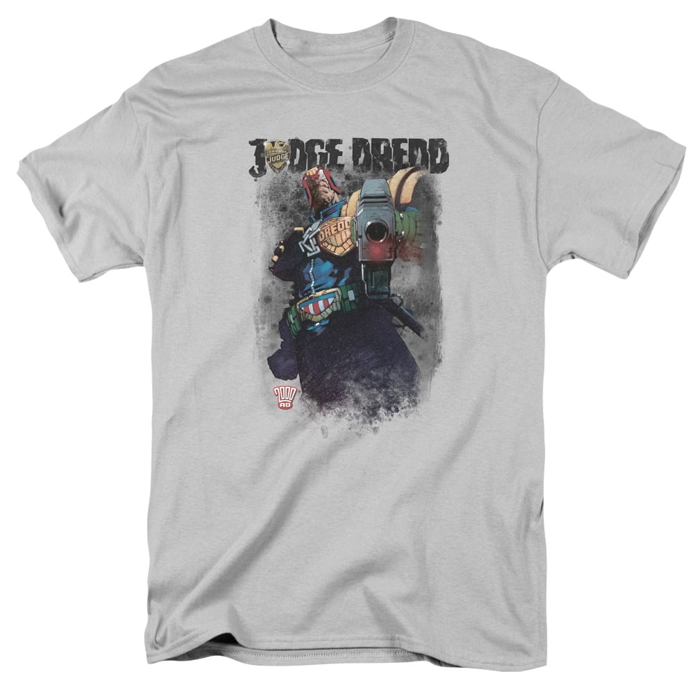 Judge Dredd Men's Last Words T-shirt Silver - Walmart Business Supplies