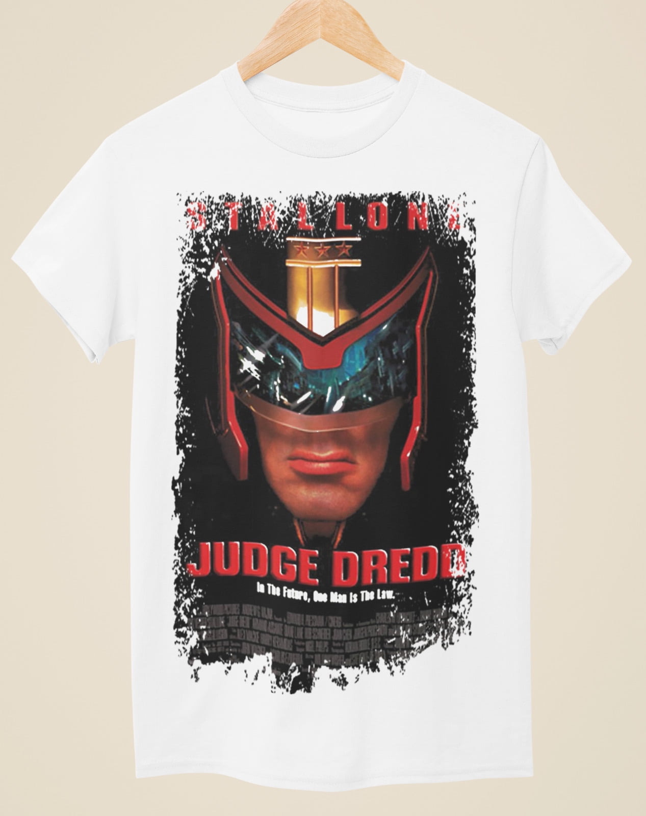 Judge Dredd - Movie Poster Inspired Unisex White T-Shirt - Walmart.com