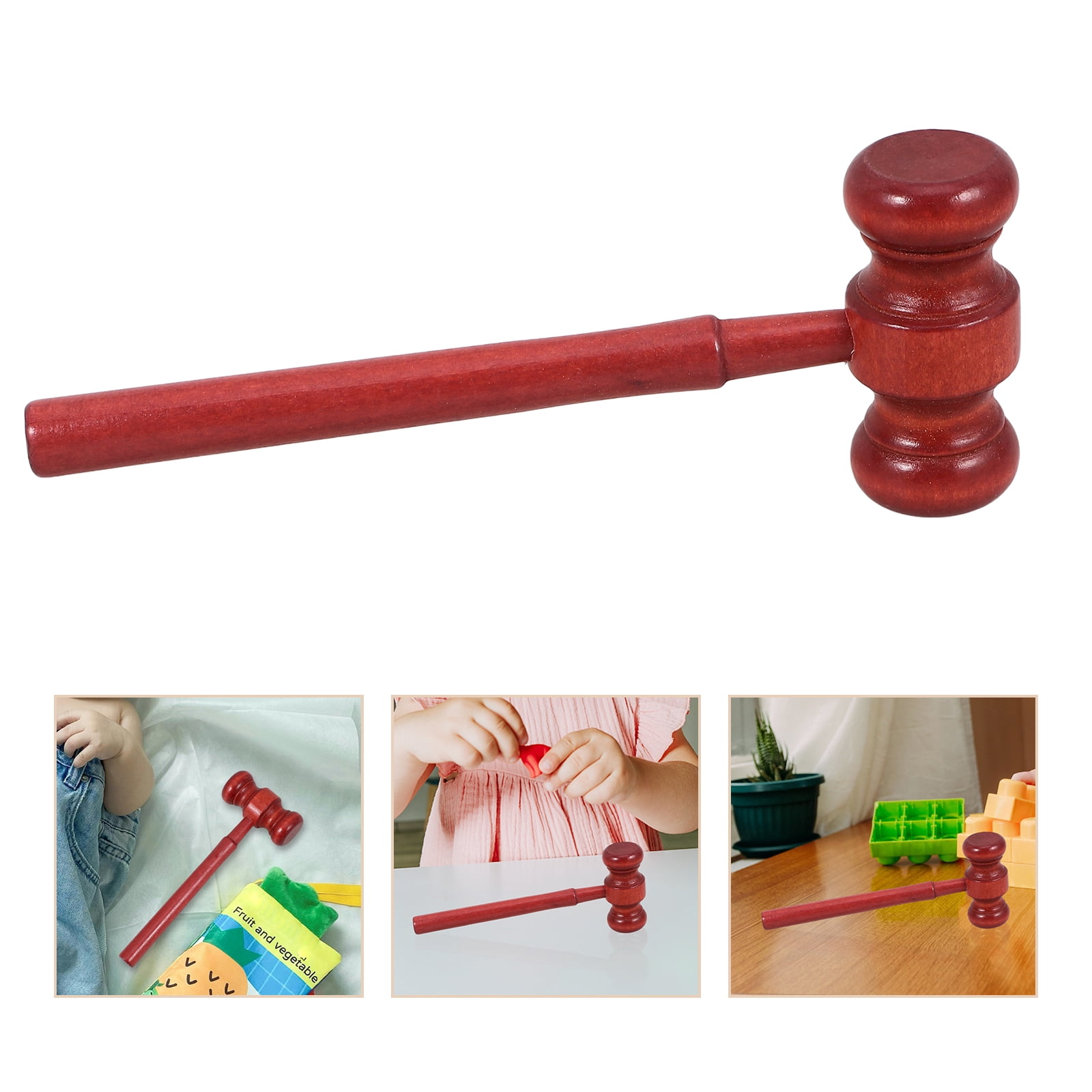 Judge Gavel Wooden Court Hammer Auction Gavel Kid Role Playing Hammer ...