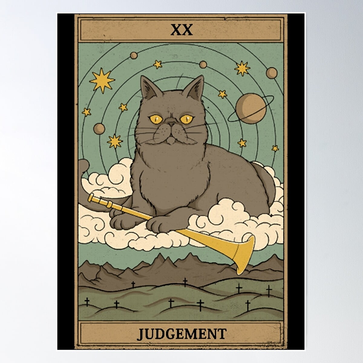 Judgement Poster Wall Art, Modern Wall Decor For Living Room Bedroom ...