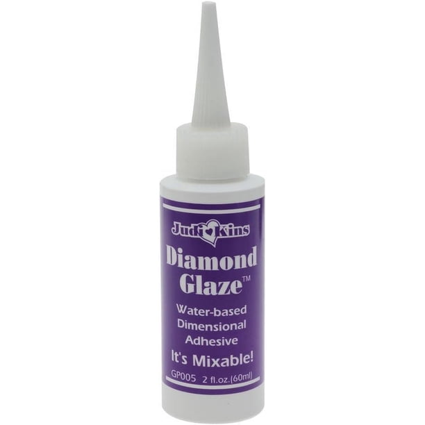 Judikins Diamond Glaze Dimensional Adhesive 2oz-Precision Tip - Walmart.com