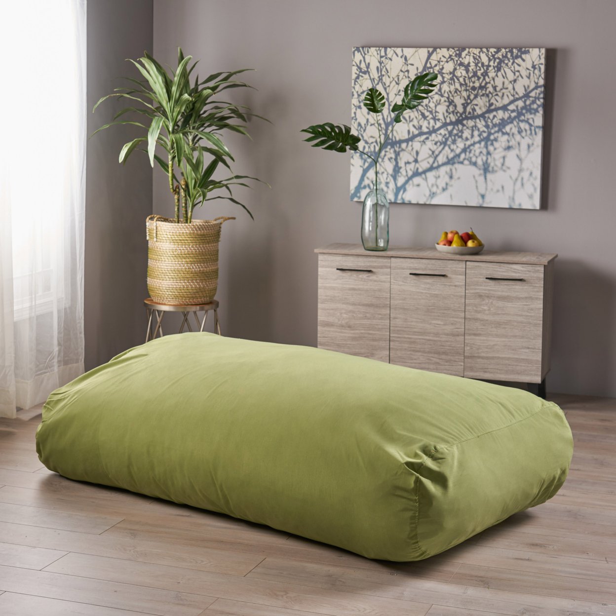 Judith Indoor Water Resistant 6x3 Lounger Bean Bag - Walmart.com