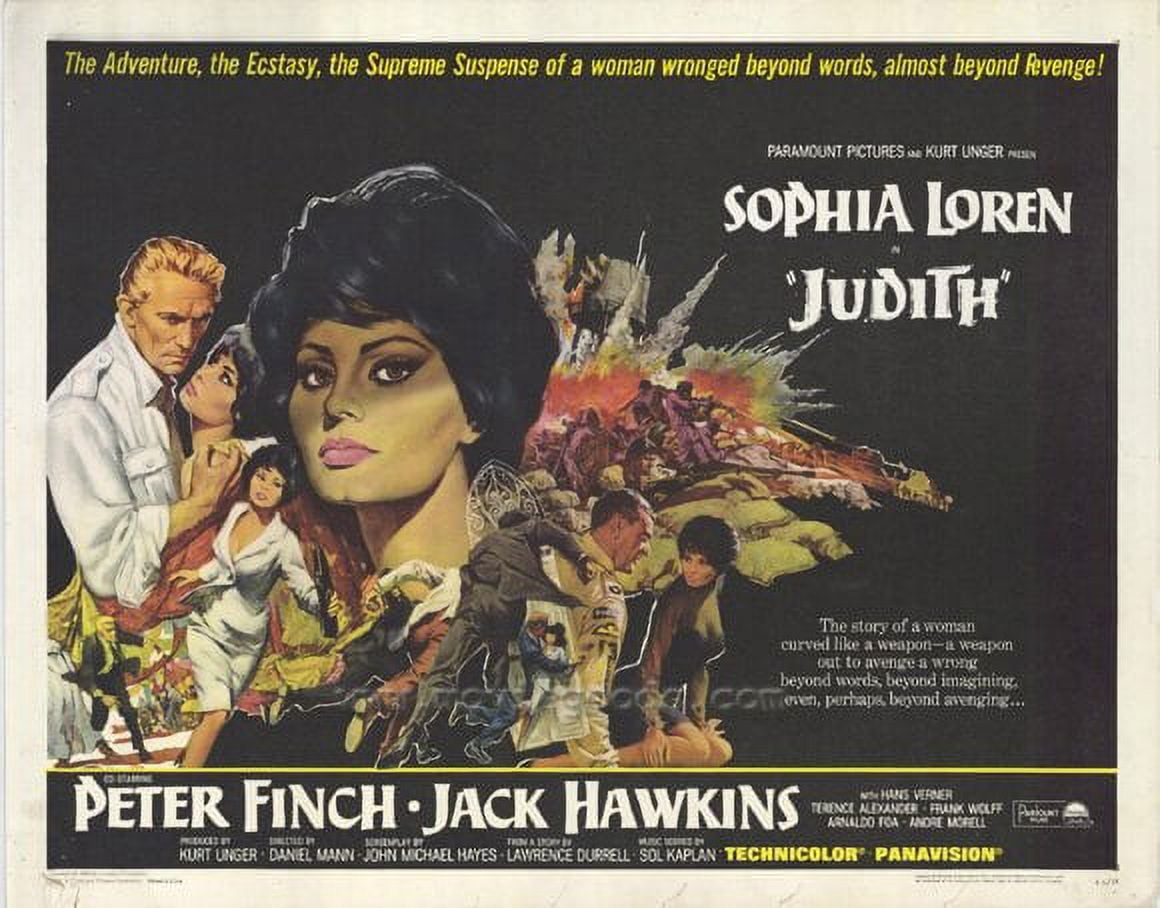 Judith - movie POSTER (Style A) (11" x 14") (1966) - Walmart.com