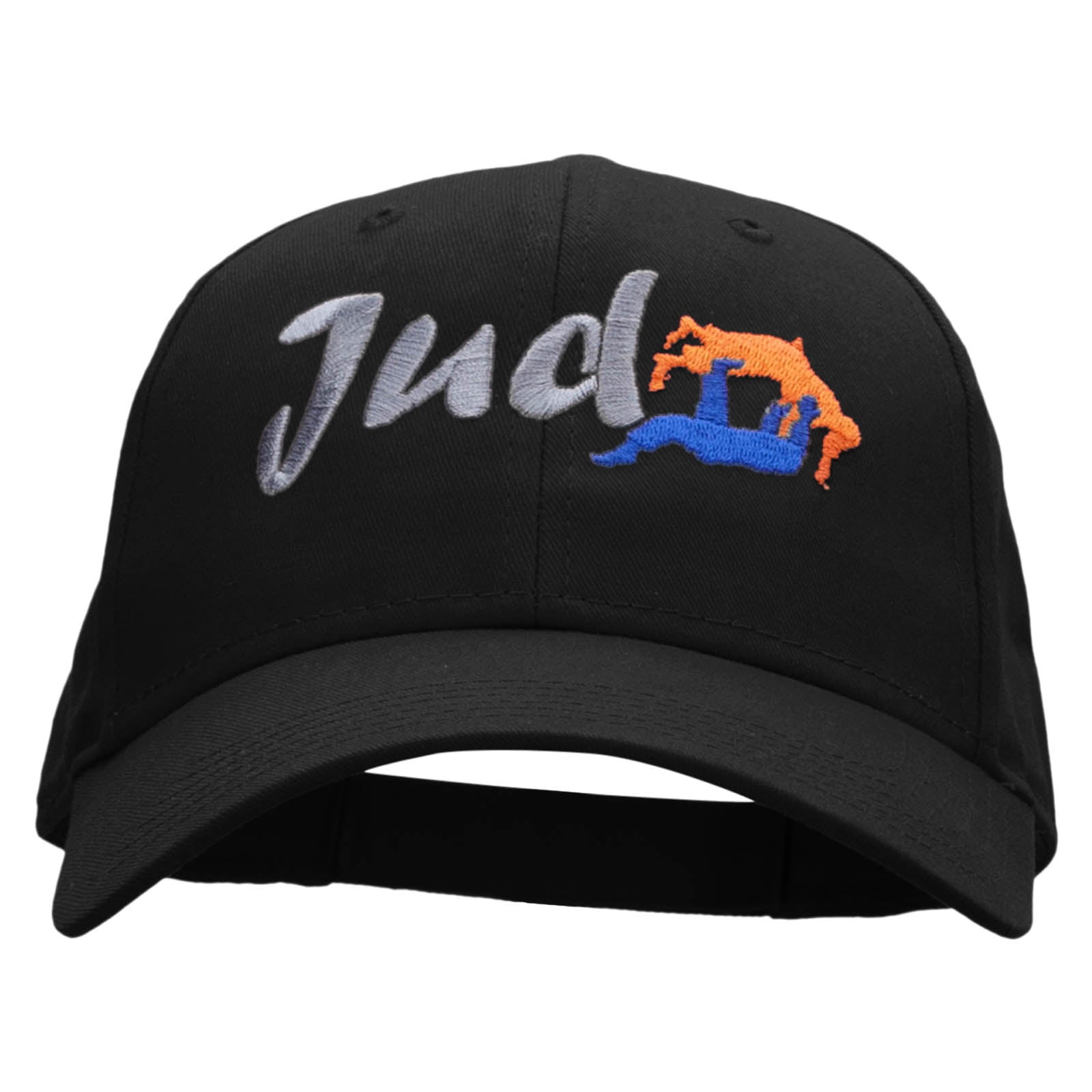 Judo Action Embroidered Low Profile Cap - Black OSFM - Walmart.com