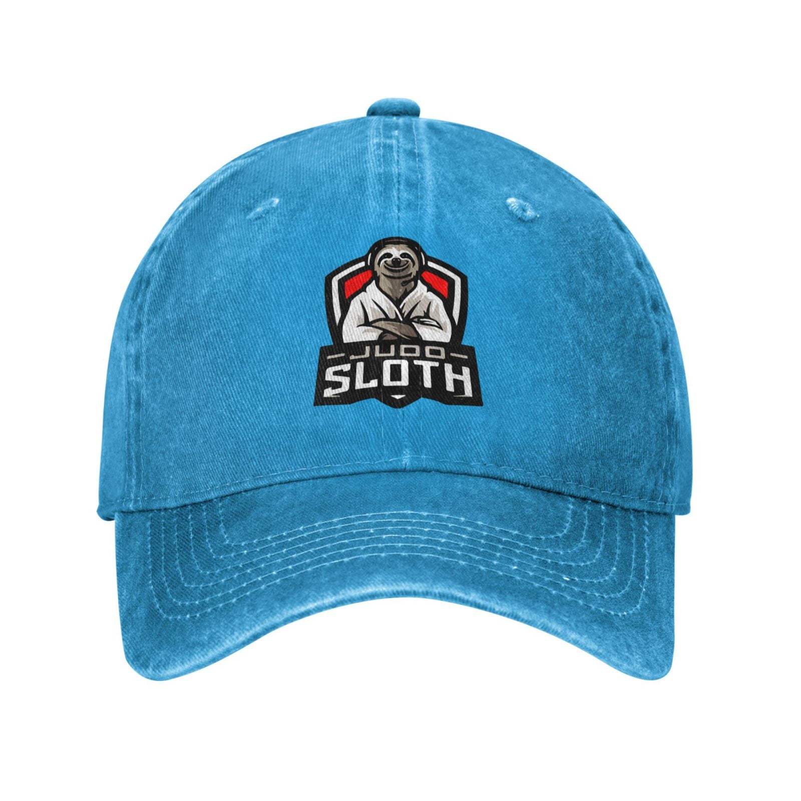 Judo Sloth Gaming Unisex Denim Baseball Cap Adjustable Vintage Trucker ...