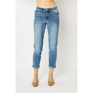 FREE PEOPLE Womens Blue Frayed Capri Jeans XS - Walmart.com