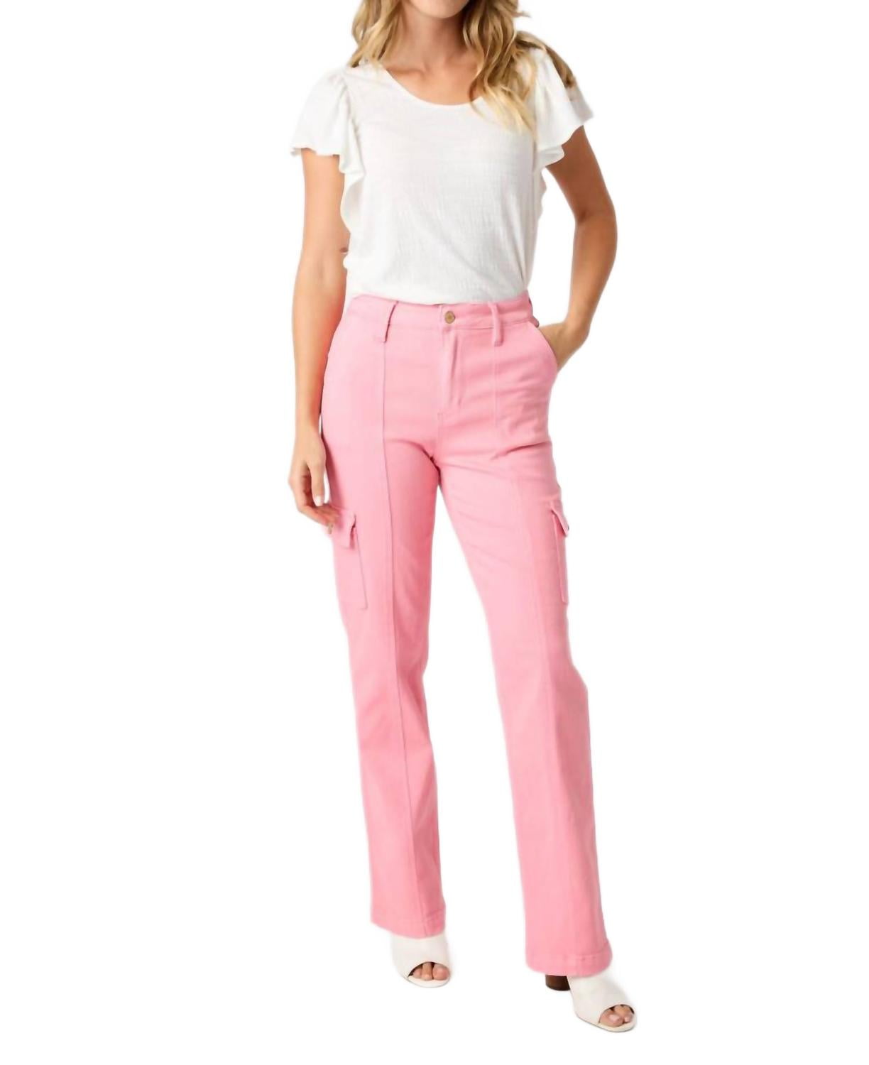Judy Blue Straight Leg Cargo Jeans - Walmart.com