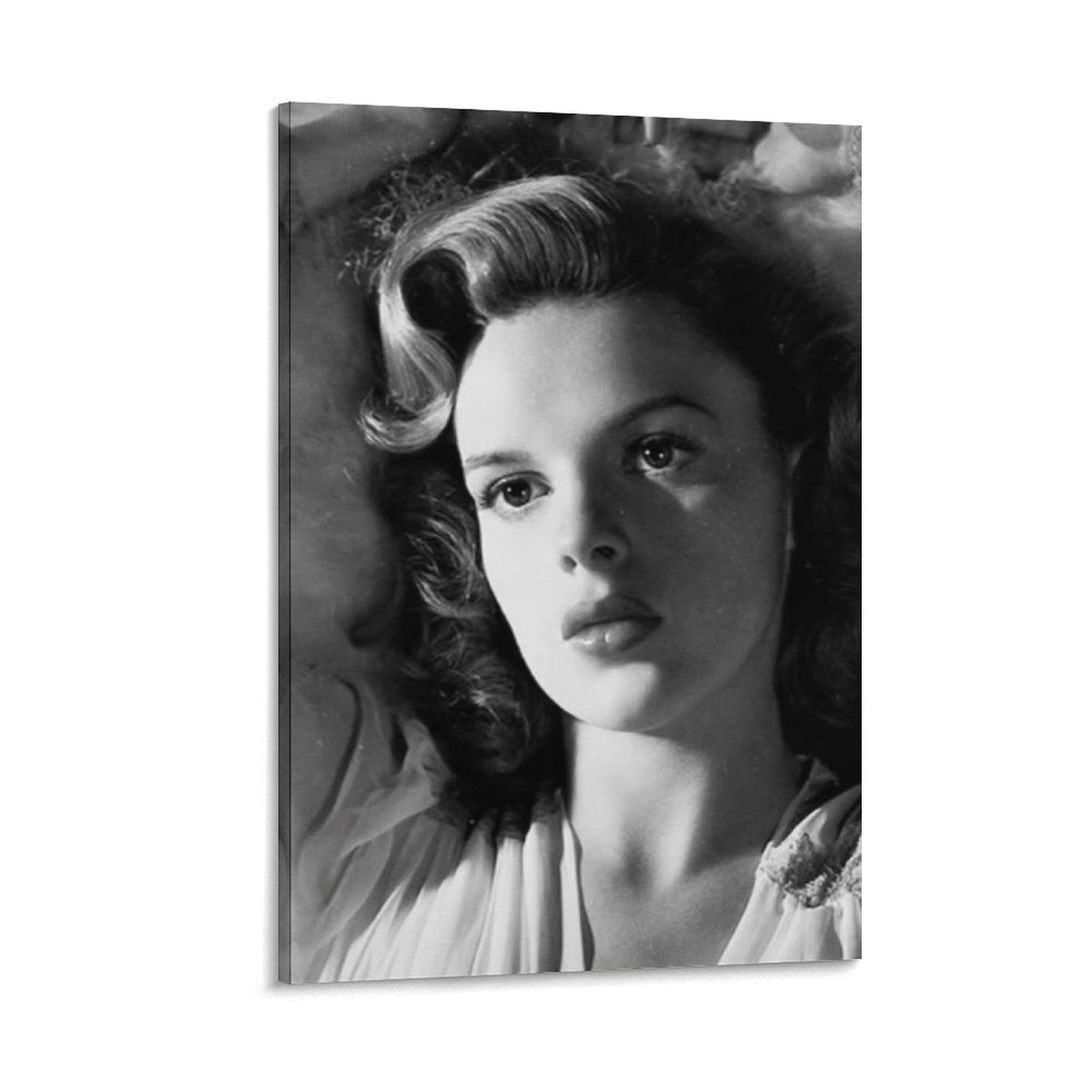 Judy Garland Black And White Photo Poster Canvas Wall Art Poster ...