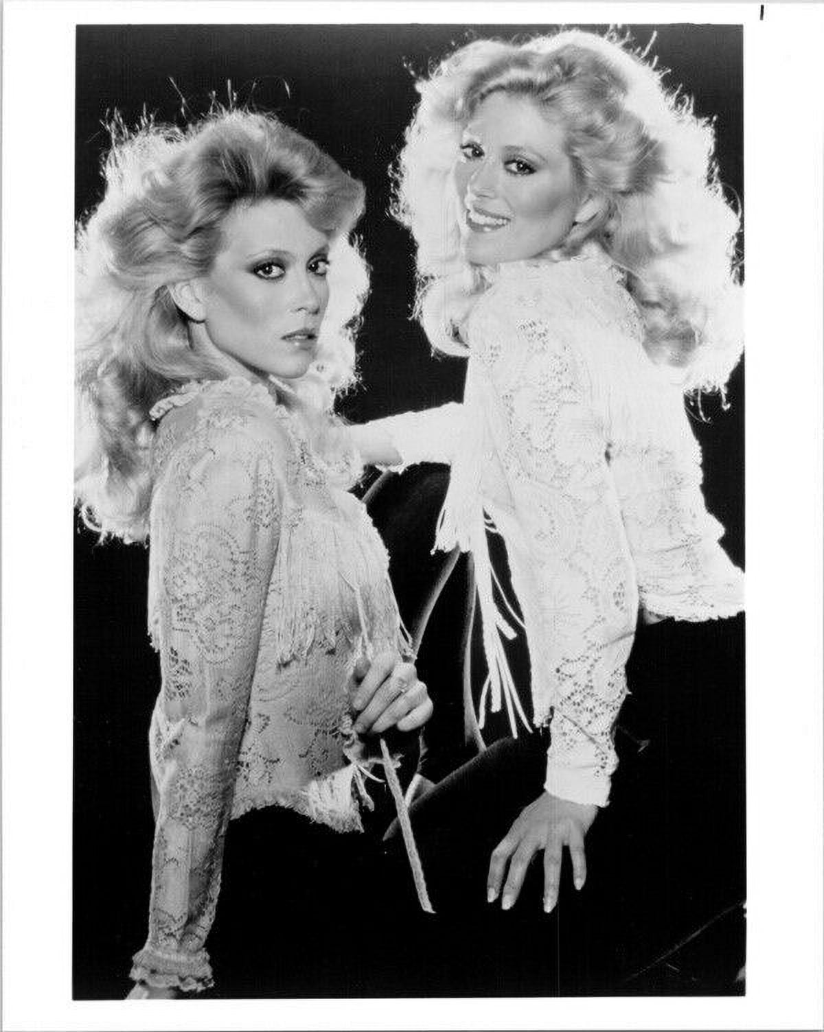 Judy Landers and Audrey Landers studio pose together 8x10 inch photo - Walmart.com