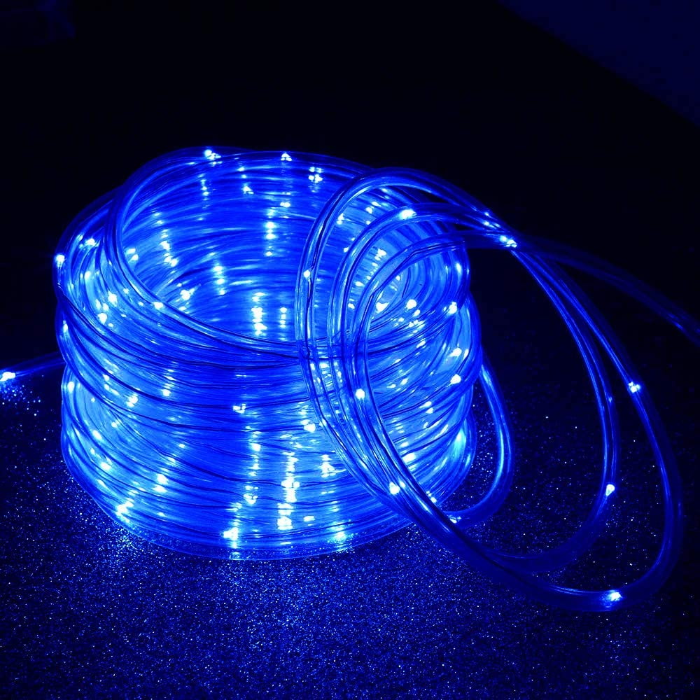 Judy New Year Garland LED Tube Rope Fairy Lights Waterproof Garland ...