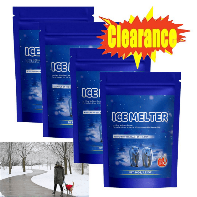 Jue Fish Ice Melt, Pet-Friendly Ice Melt – Salt for Snow and Ice ...