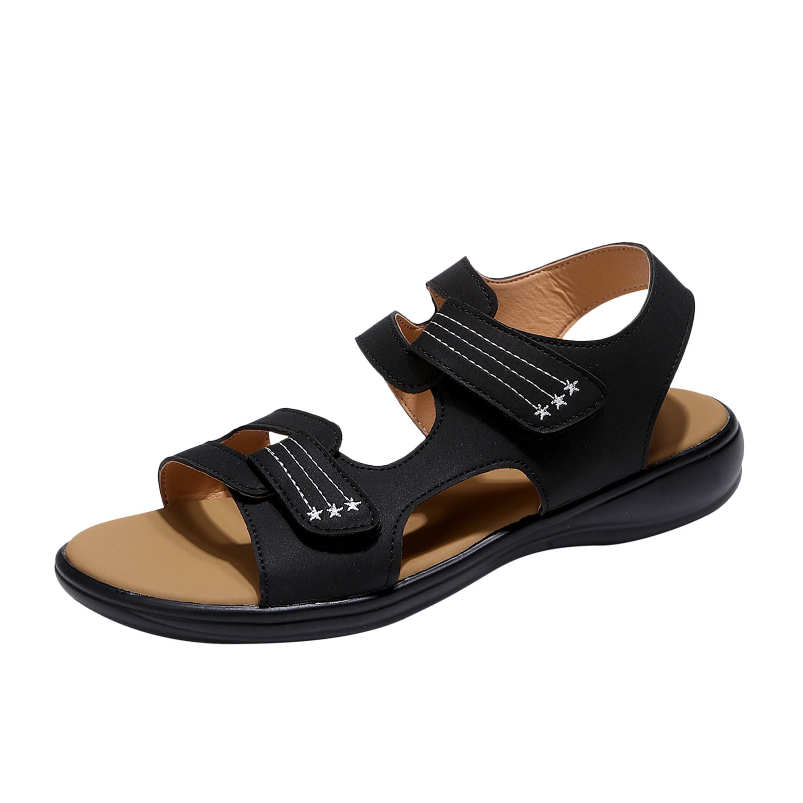 Juebong Orthopedic Sandals for Women Gladiator Ankle Strap Sandal Arch ...