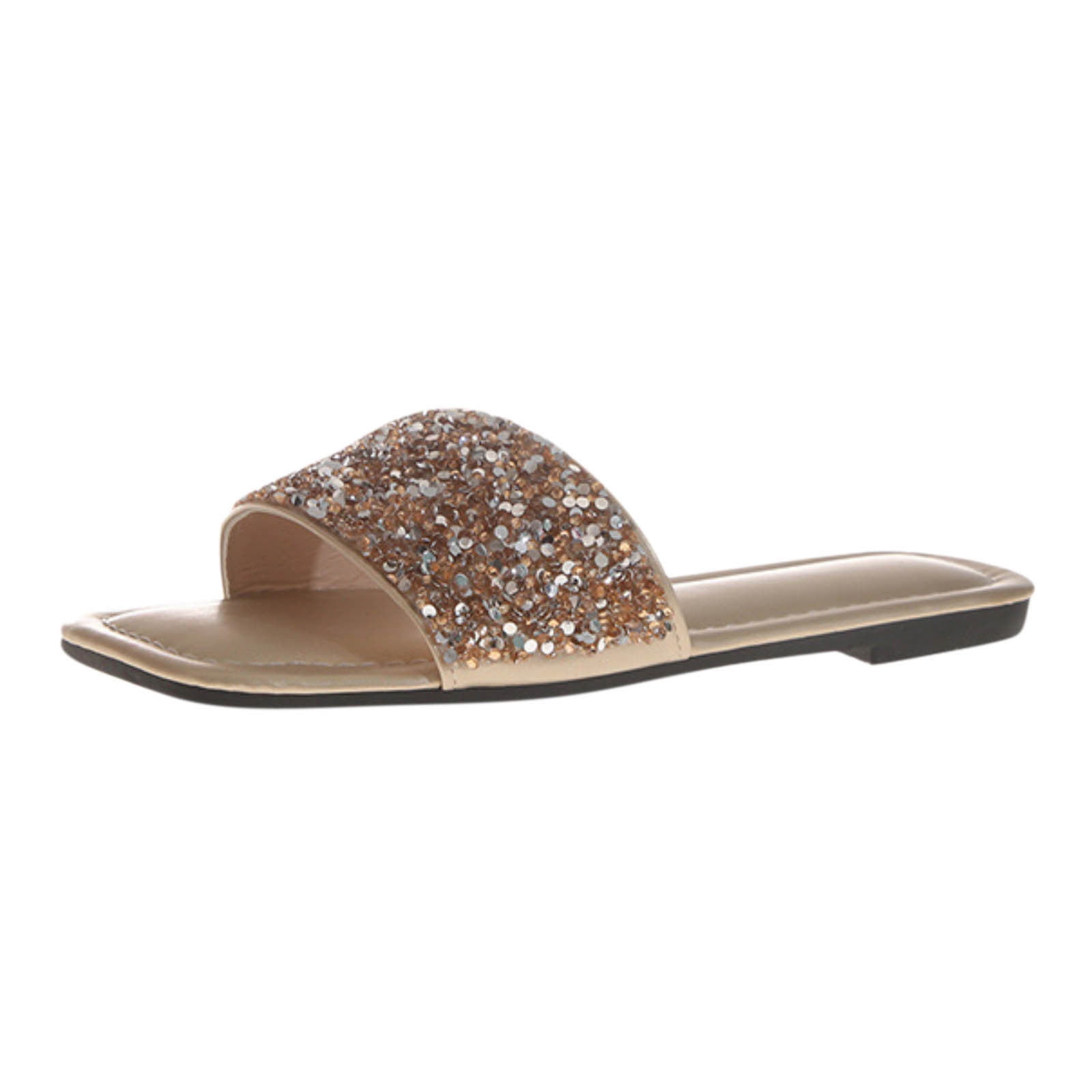 Juebong Sandals clearance Boho Slide Sandals for Women Girls Dressy Low ...