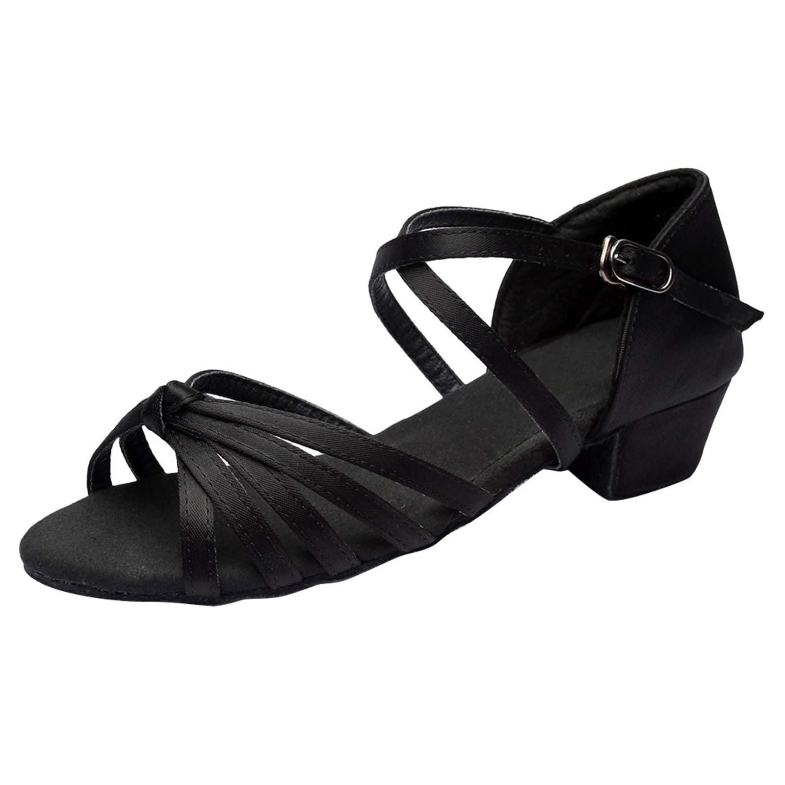 Juebong Women Ballroom Dance Shoes for Social Performance Professional ...