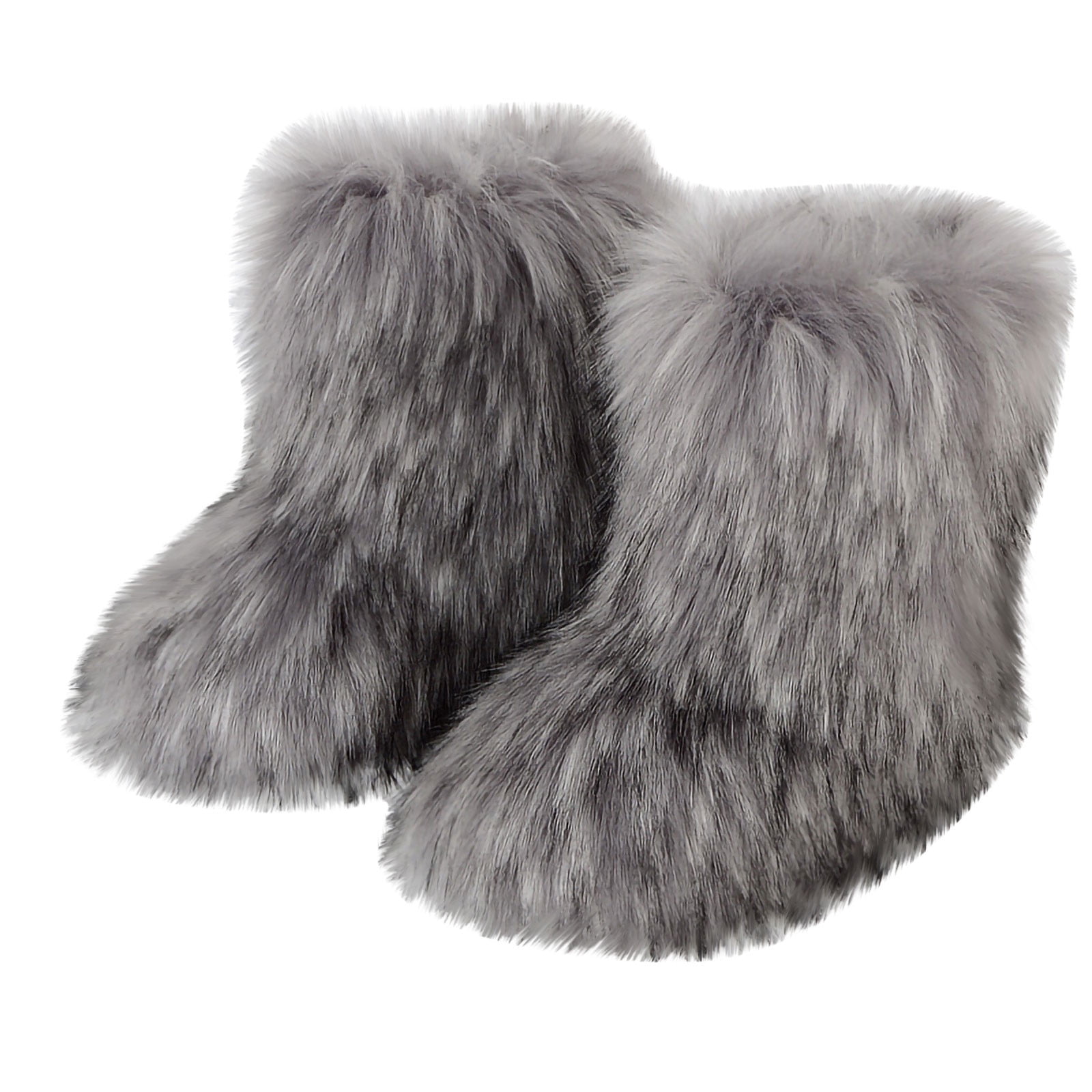 Juebong Women's Fashion Color Imitation Animal Boots Plus Cashmere ...