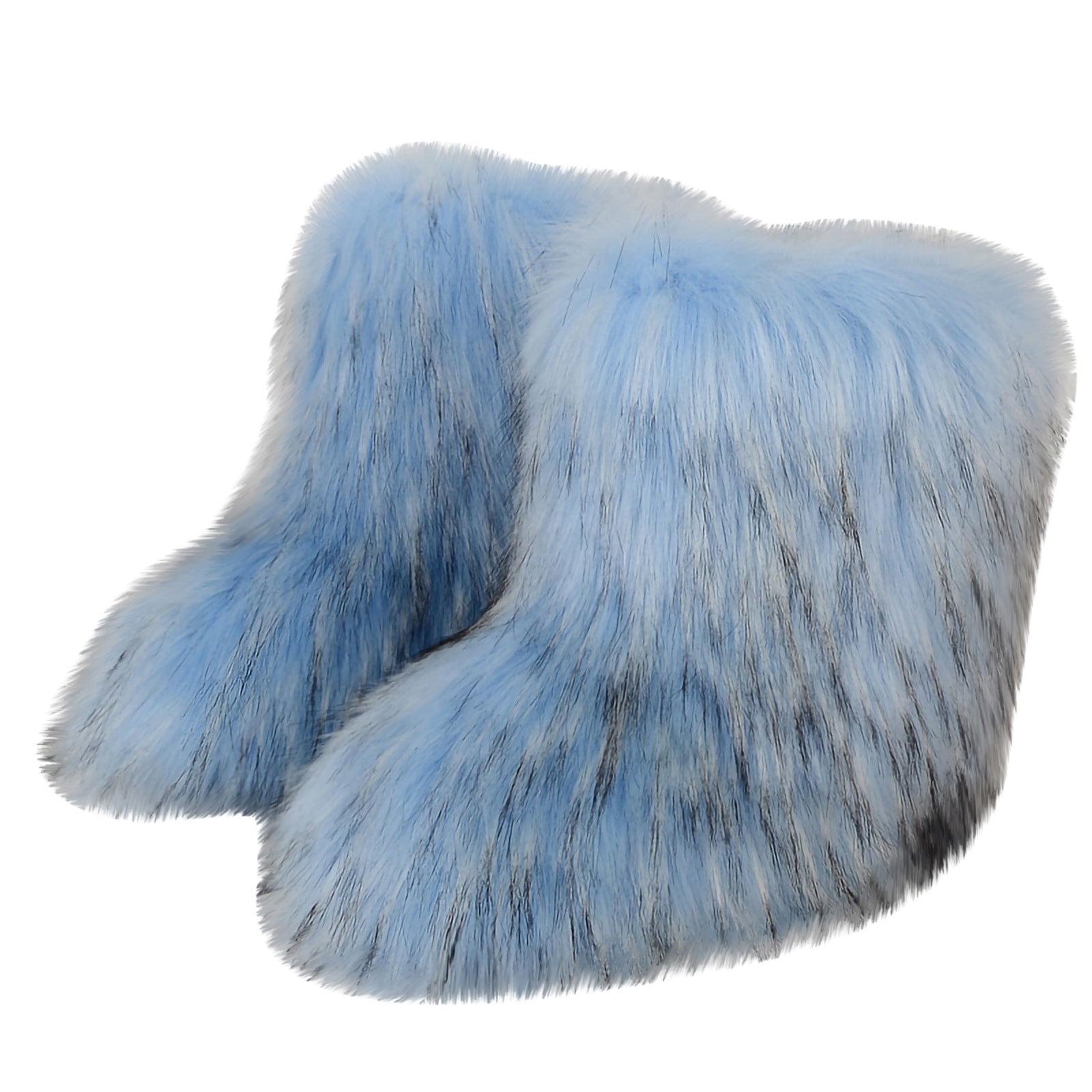 Juebong Women's Fashion Color Imitation Animal Boots Plus Cashmere ...