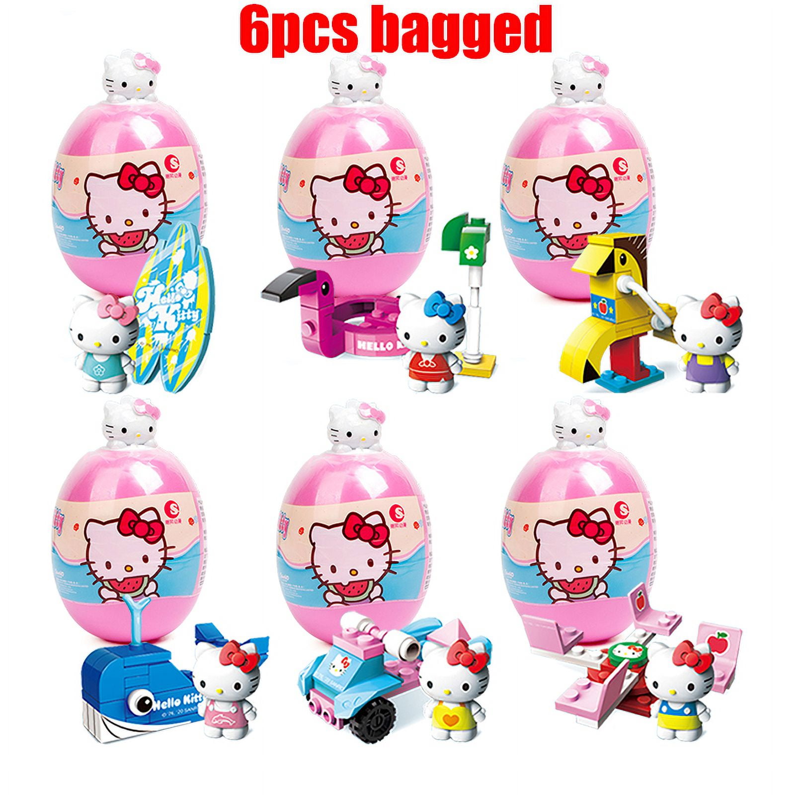 Juego de bloques de construcción de edición de Hello Kitty, Sanrio ...