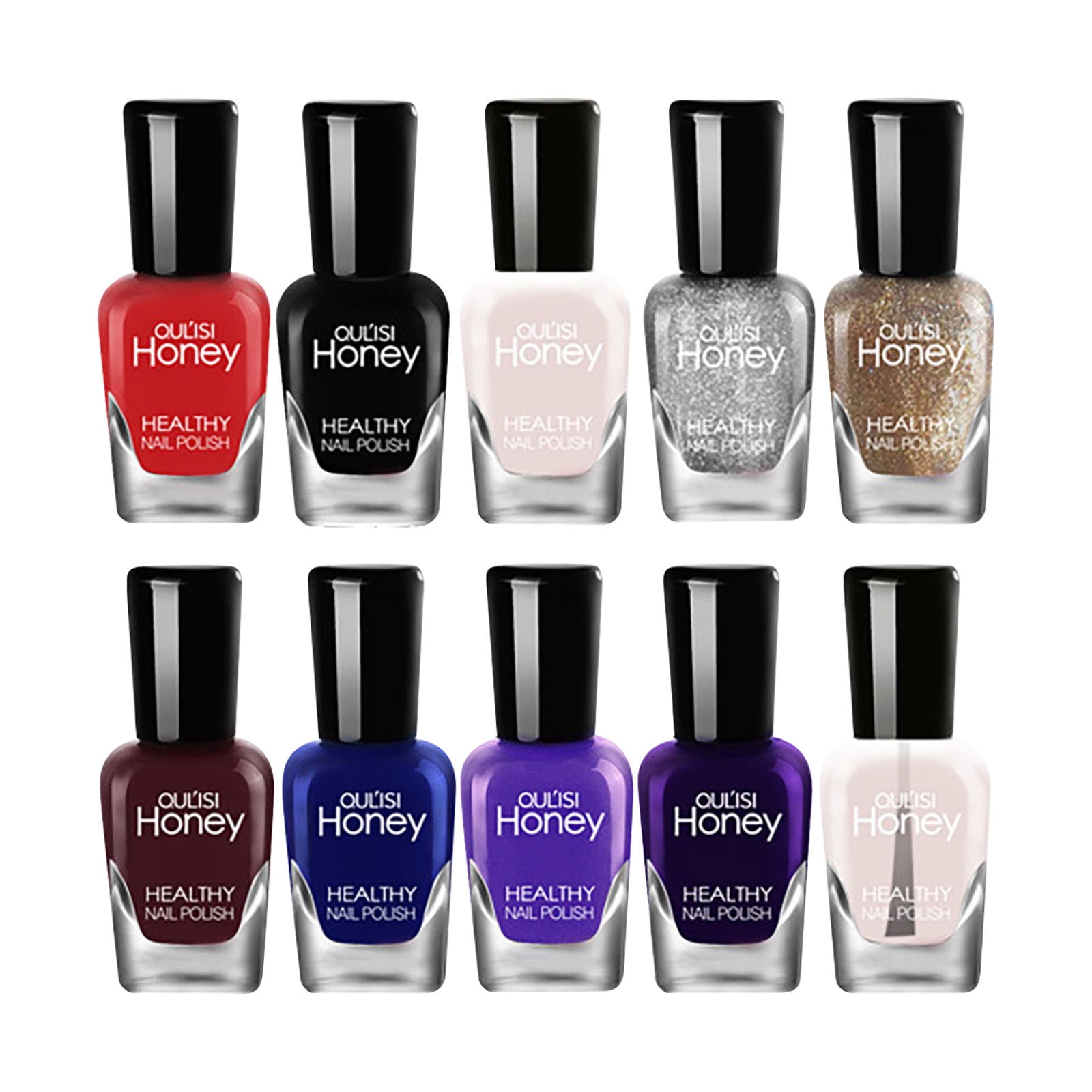 Juego de esmaltes de uñas de secado rápido, fórmula despegable y ...