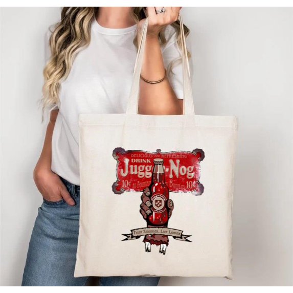 Jug Nog Cod Zombies Call Of Duty Perk Video Game Black Ops Fan Tote Bag ...