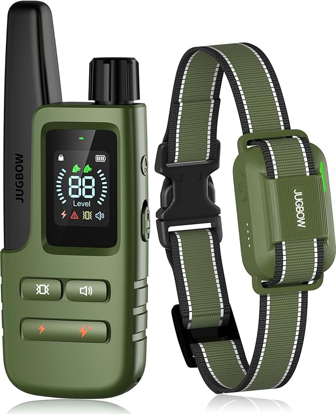 Jugbow Dog Shock Collar - 4200FT Dog Training Collar with Remote for 5-120lbs Small Medium Large ...