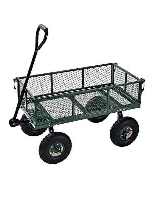 Juggernaut Carts 400 lbs Capacity Steel Utility Garden Wagon with ...