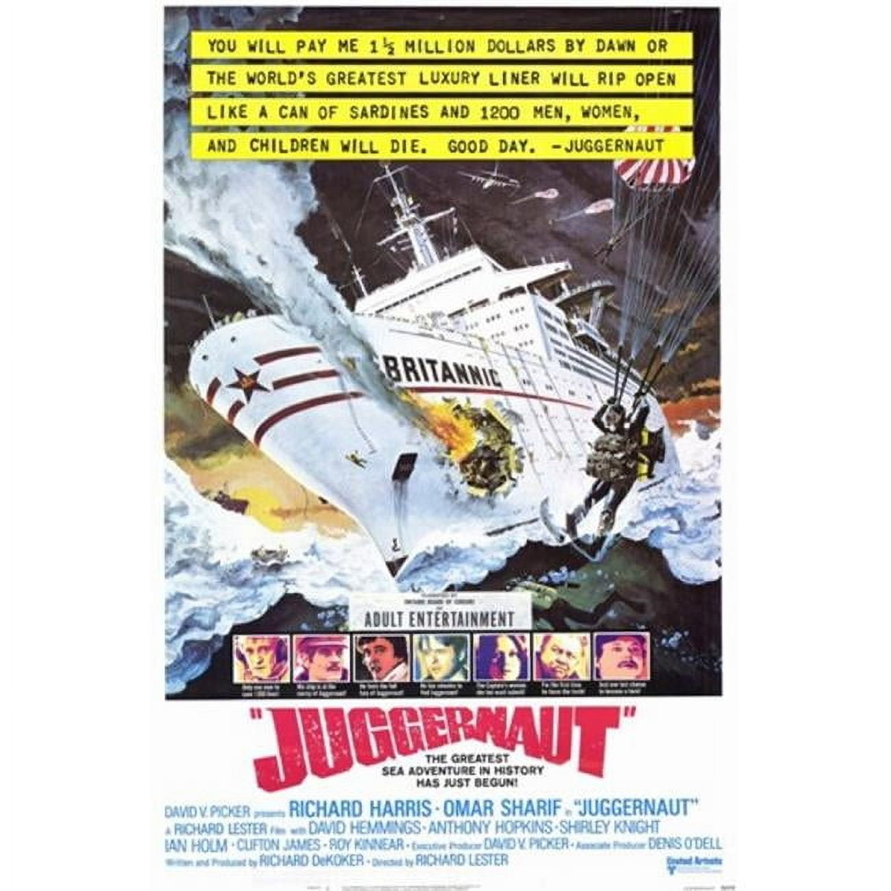 Juggernaut Movie Poster - 11 x 17 in. - Walmart.com