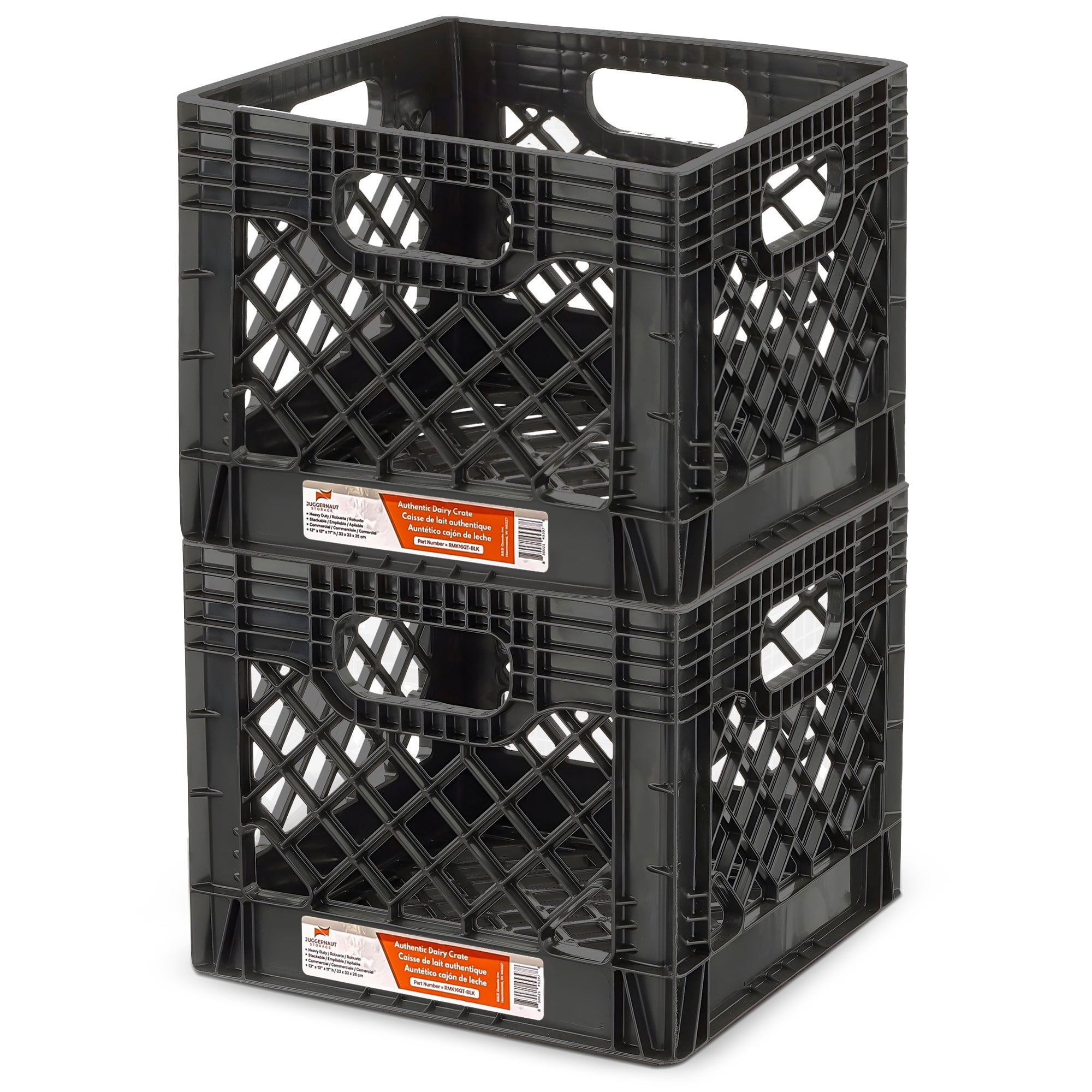 Free Shipping! Juggernaut 16 Qt Stackable Storage Crate, Heavy Duty ...