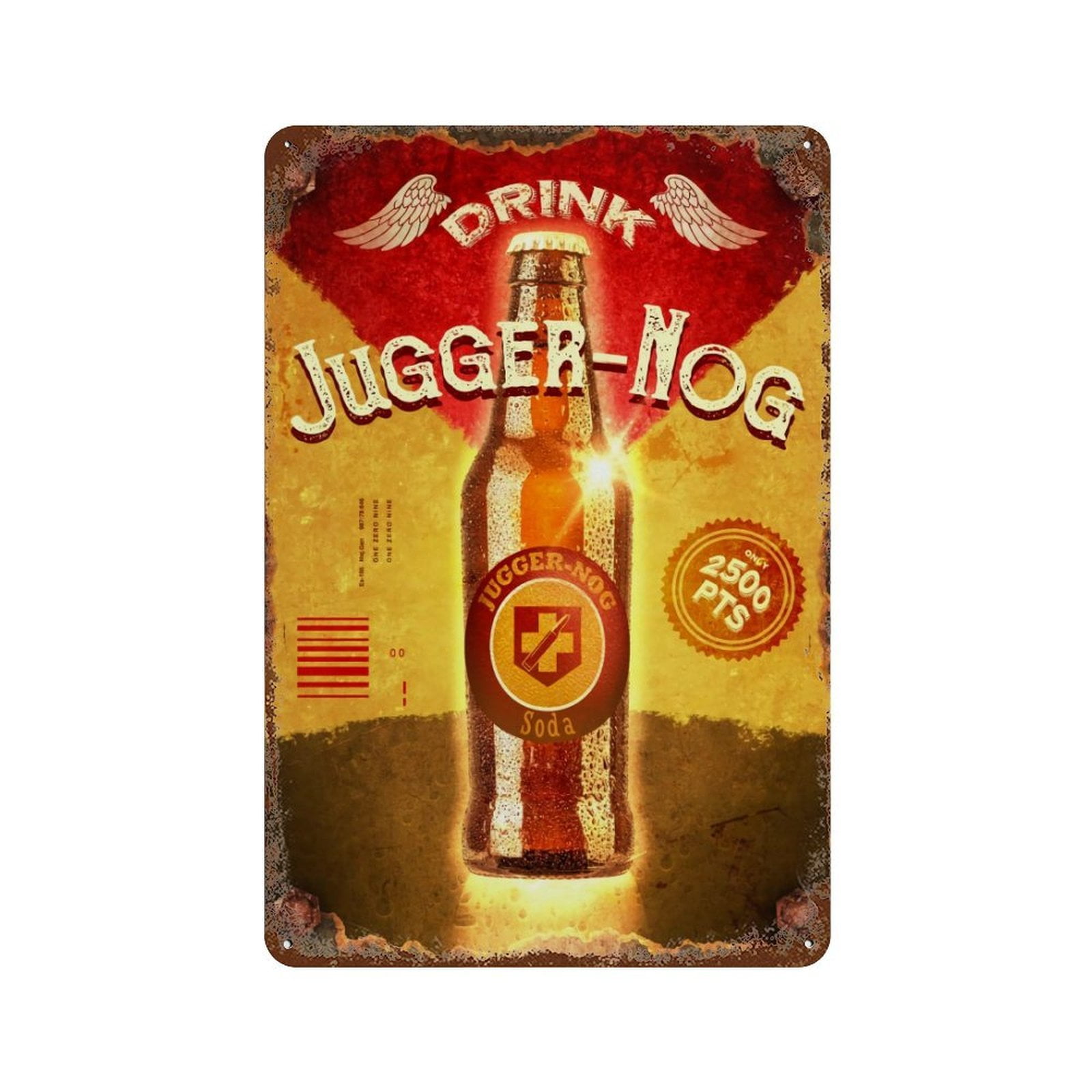 Juggernog Tin Metal Decorative Wall Paintings - Vintage Artwork for ...
