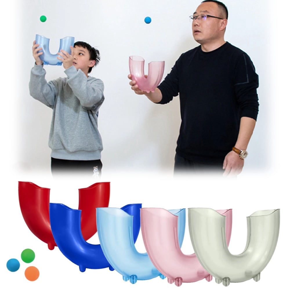 Juggling Balls Skill Game Toy with 3 Balls – Upgraded Indoor & Outdoor ...