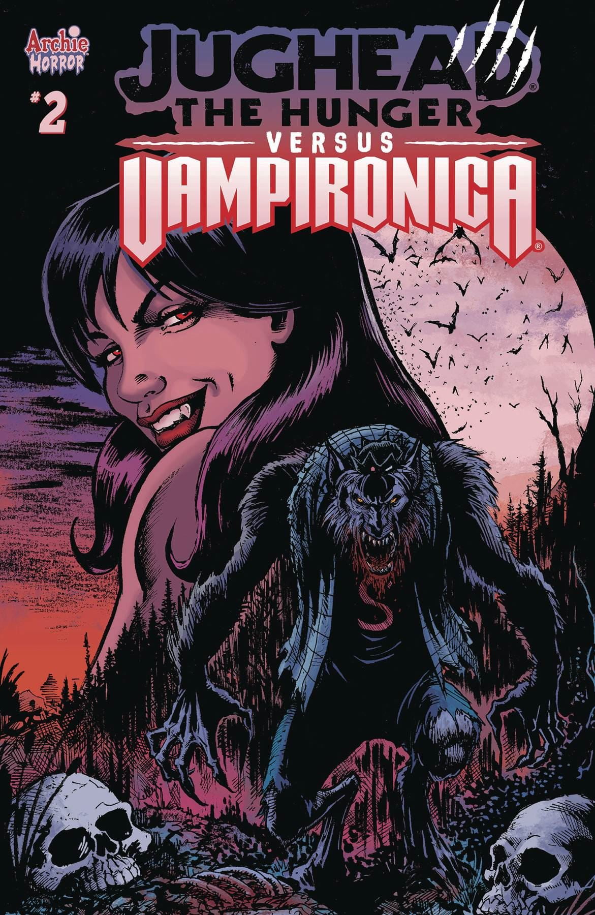 Jughead Hunger Vs Vampironica #2 (Cvr C Robertson) Archie Comic Publications Comic Book ...
