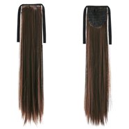 Synthetic 32 inch Black Straight Hair Women’s Long Braided Ponytail ...