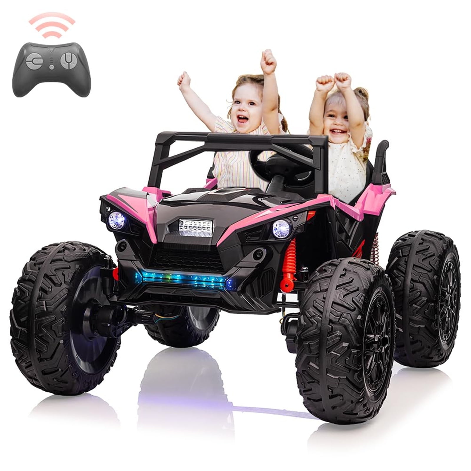 Sakiyr 24V 10AH Ride on Toy for Big Kids, 2-Seater Powered Ride-On UTV ...