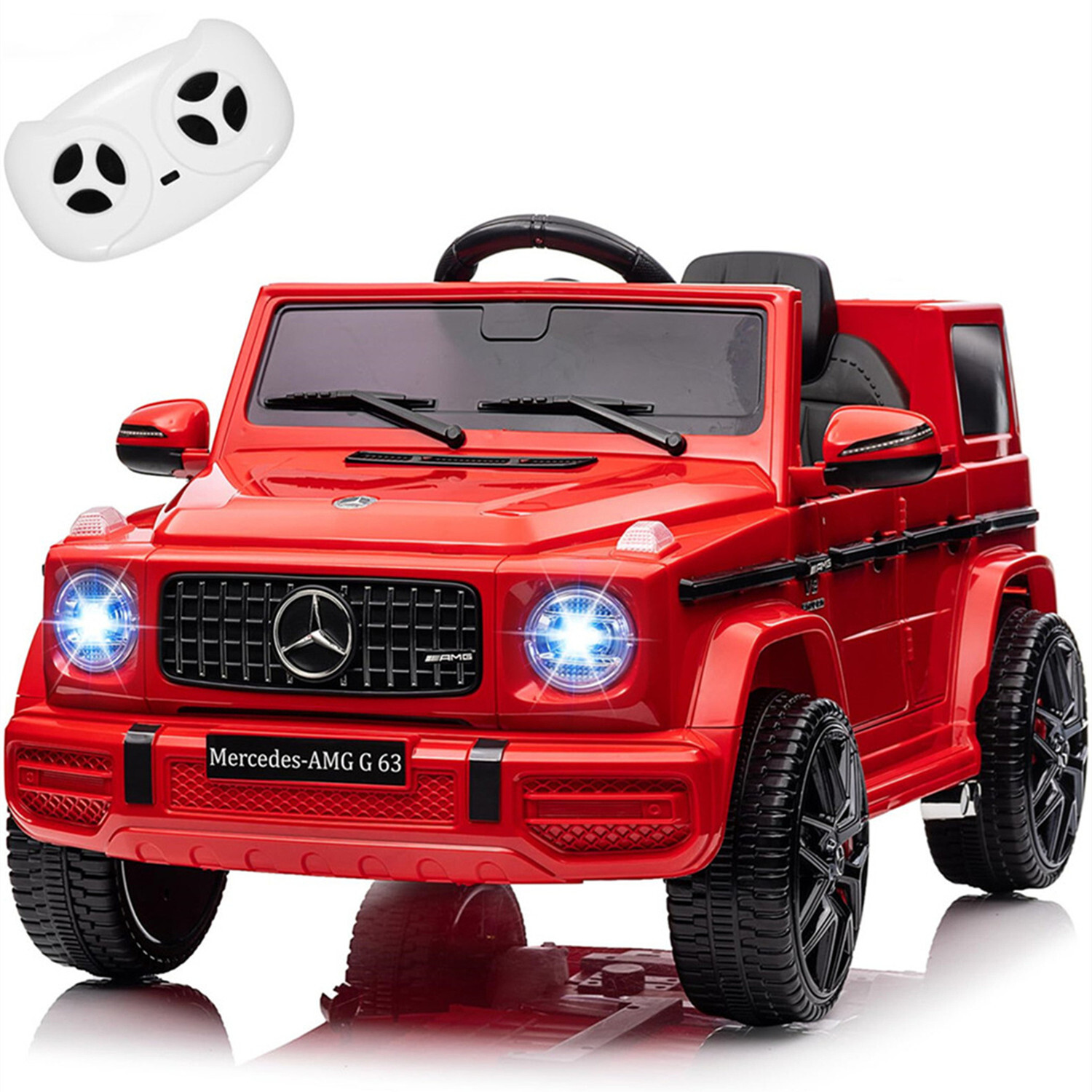 Juibresa Licensed Mercedes Benz G63 Kids Ride On Car,12V Ride on Toy ...