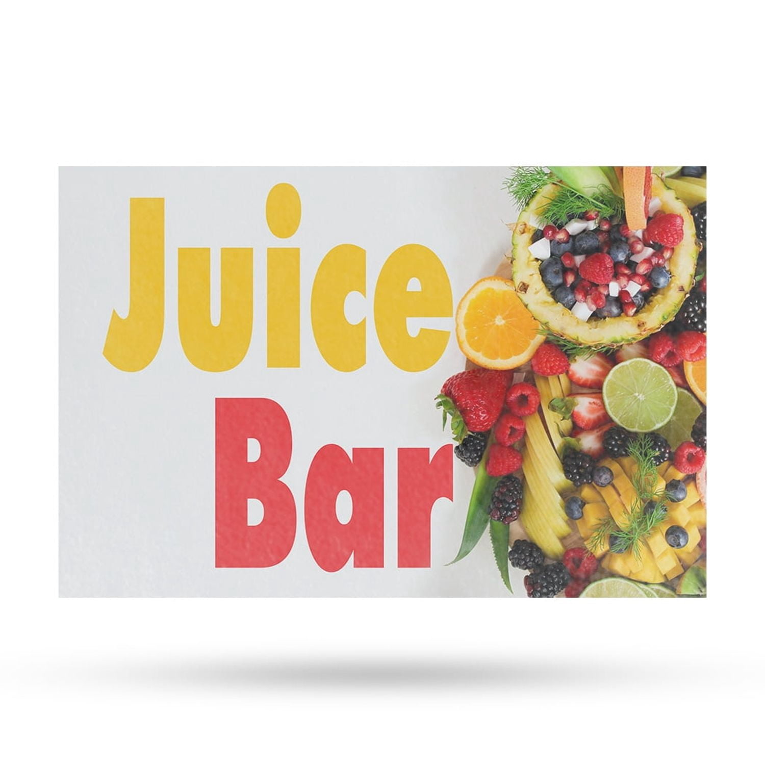 Juice Bar Vinyl Decal 18 Inch x 24 Inch Weatherproof Heavy-Duty ...